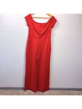 Trina Turk | Pants & Jumpsuits | Trina Turk Aviana Jumpsuit Red Off The ...
